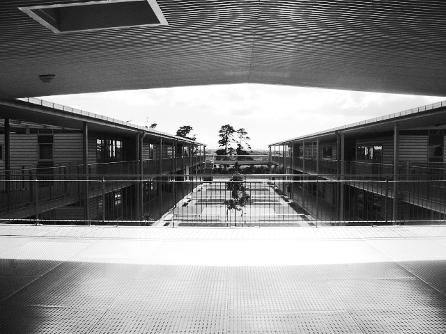 BDSC Building - IMGP2379_BW • BDSC