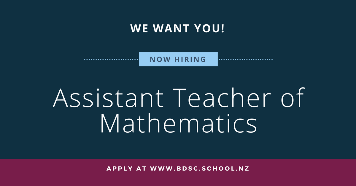 Mathematics Assistant Teacher • BDSC