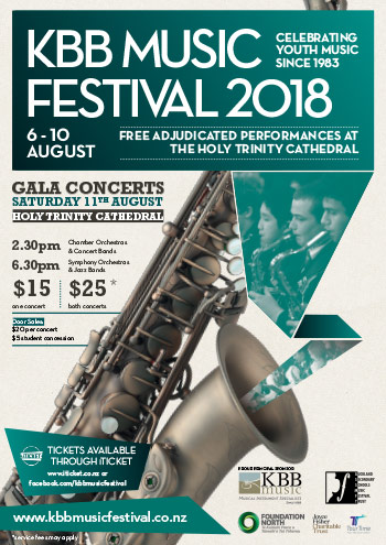 KBBMF 2018 Gala Concert Poster • BDSC