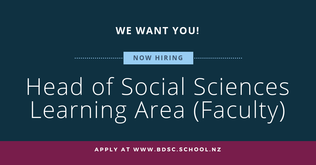 Head Of Social Sciences Learning Area • BDSC