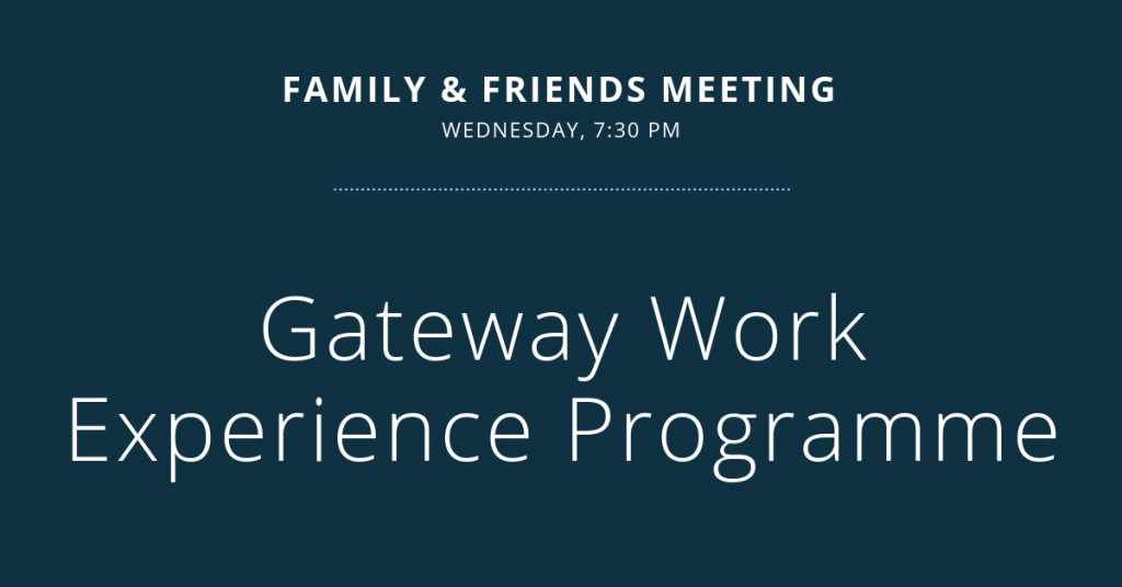 Family And Friends Gateway Work Experience Programme • BDSC