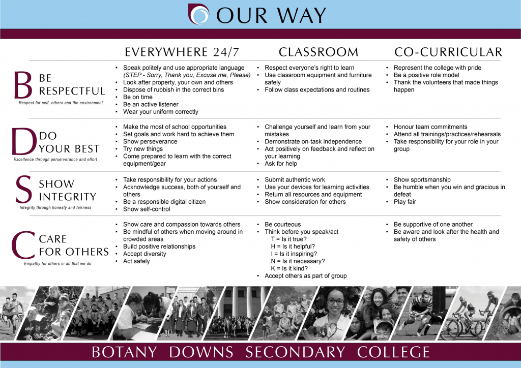 BDSC College Standards and Procedures